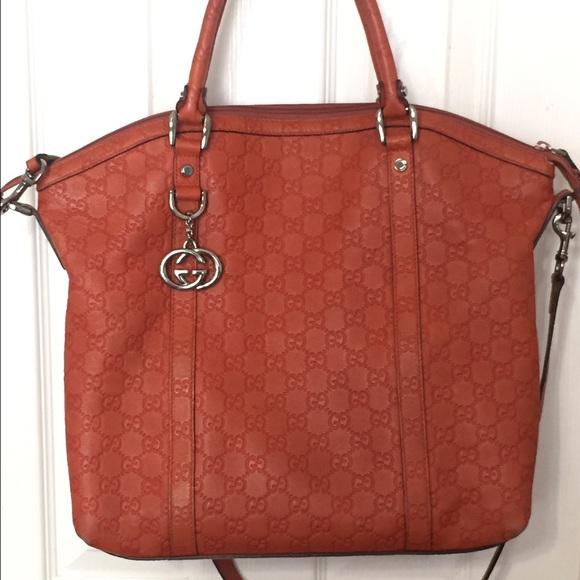 Gucci | Bags | Authentic Orange Guccissima Handbag | Poshmark